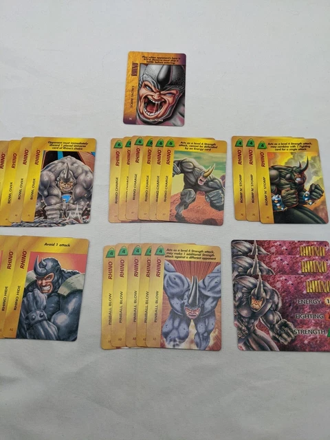 LOT OF (25) Marvel Overpower Rhino Trading Cards £9.71 - PicClick UK