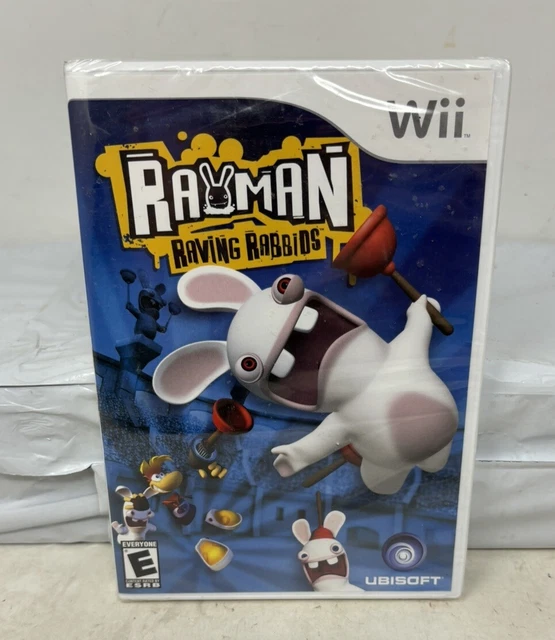 NEW FACTORY Sealed Rayman Raving Rabbids (Nintendo Wii, 2006) Brand New ...