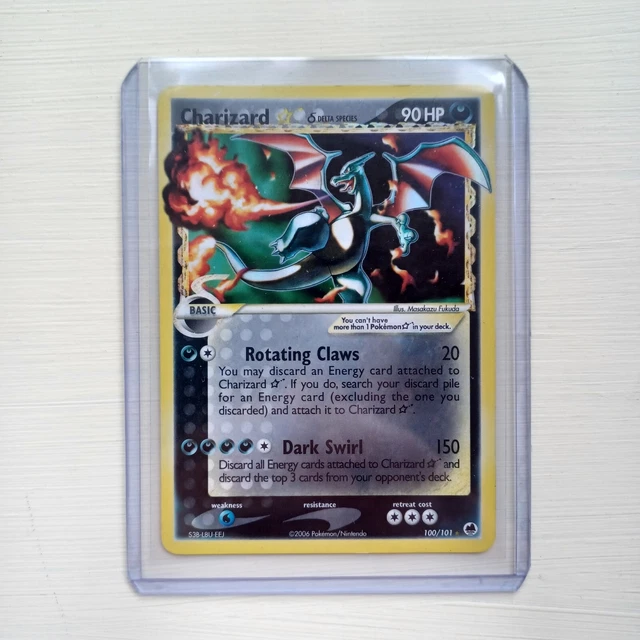POKÉMON GOLD STAR Charizard 100/101 - Delta Species EX Dragon Frontiers ...