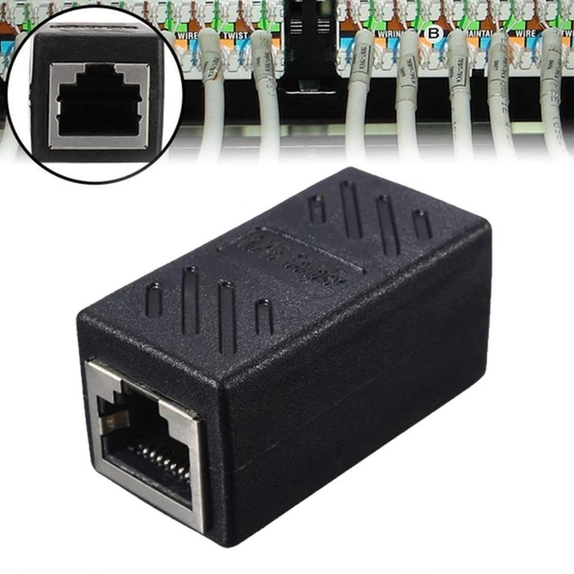 RJ45 COUPLER PLAY Cat8/Cat7/Cat6/Cat5e Ethernet Cable 8P8C O2T3 LAN ...