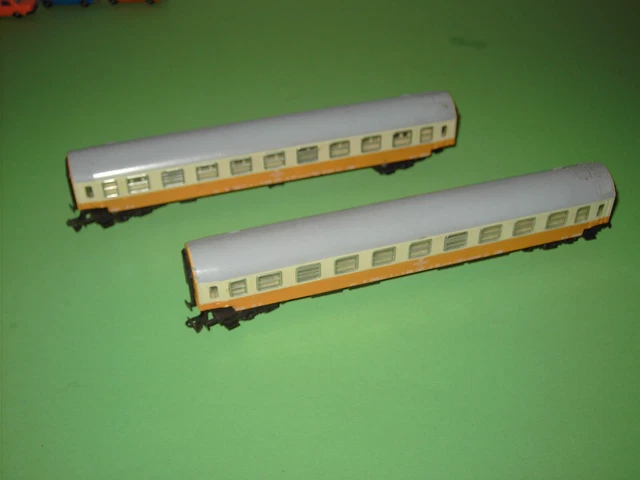 BELEUCHTETE SCHNELLZUGWAGEN &STÄDTEEXPRESS& BTTB 13615 guter Zustand, 2 ...