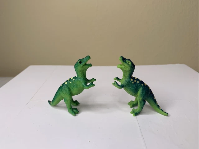 SAFARI DINOSAUR TOOB Mini Figure Lot T-Rex Baryonyx Stegosaurus Volcano ...