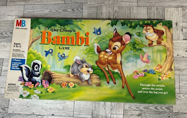 RARE NEW WALT Disney's BAMBI Board Game 1992 Milton Bradley £18.80 ...