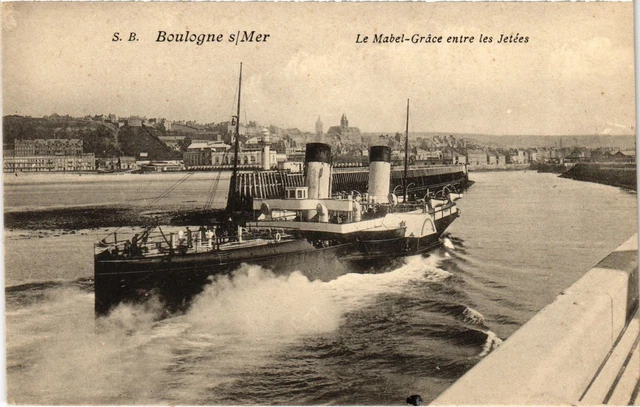 CPA BOULOGNE-SUR-MER LE Mable-Grace entre les Jetées (1279141) EUR 7,99 ...