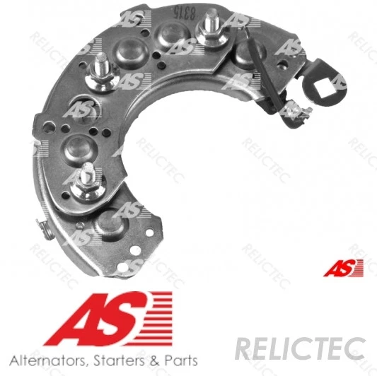 ALTERNATOR RECTIFIER DIODE Plate ARC2002 for Nissan Hitachi Isuzu 23232 ...