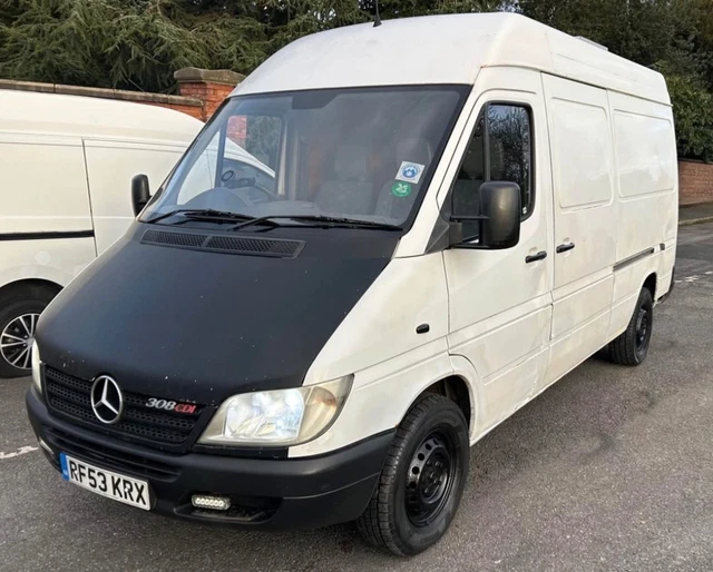 2004 MERCEDES BENZ sprinter camper van mwb high roof 2.2 cdi 308 3.5T £ ...