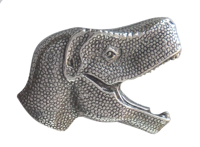 TYRANNOSAURUS REX T-REX Head Dinosaur Pin Badge in English Pewter ...