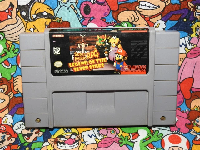 SUPER MARIO RPG: Legend of the Seven Stars Super Nintendo Cartridge ...