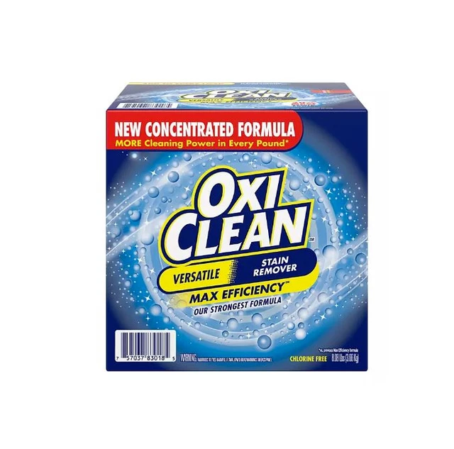 OXICLEAN MAX EFFICIENCY Versatile Stain Remover Powder (8.08 lbs.) £17. ...