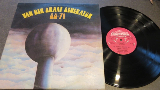 VAN DER GRAAF Generator 68-71 LP 1972 **EX/EX+**ÉTIQUETTE ORIGINALE DE ...