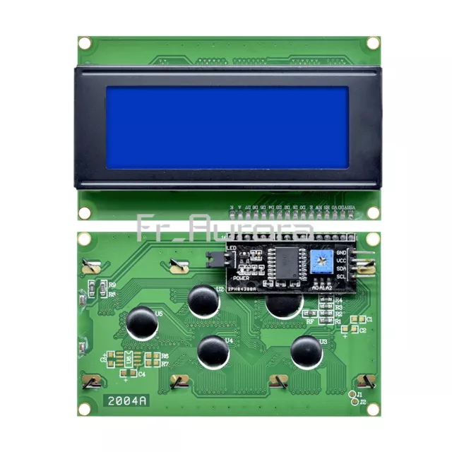 Iic I2c Twi Sp I Serial Interface 1602 16 X 2 Caractères Module Lcd Affichage Bleu Eur 476 