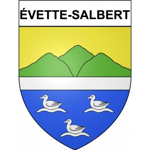 ÉVETTE-SALBERT 90 VILLE Stickers blason autocollant adhésif EUR 6,99 - PicClick FR
