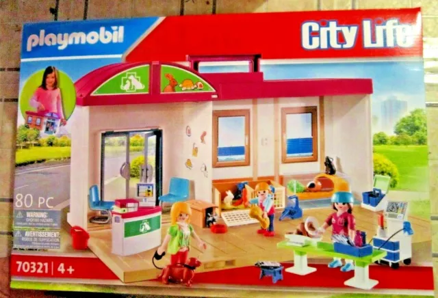PLAYMOBIL ~ CITY Life ~Take Along Vet Clinic ~ 70321 ~ 2018 NEW ... PLAYMOBIL ~ CITY Life ~Take Along Vet Clinic ~ 70321 ~ 2018 NEW ...