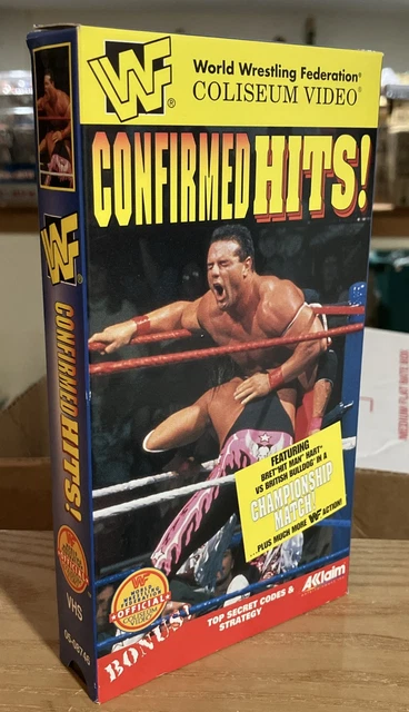 WWF CONFIRMED HITS 1996 Wrestling VHS Coliseum Video, Hart, Razor ...