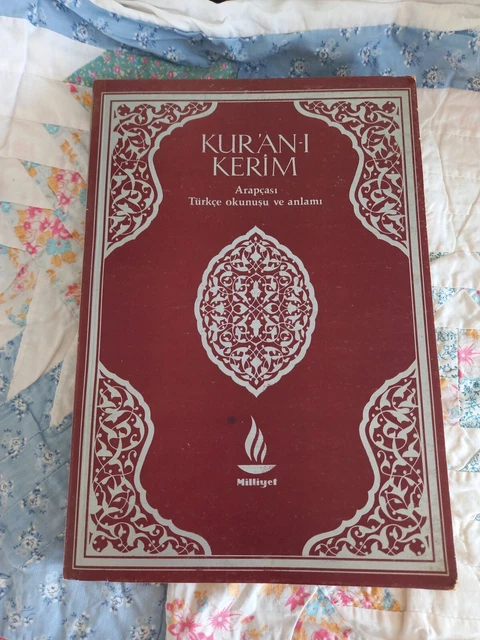 KUR AN I KERIM Arapcasi Turkce okunusu ve anlami £7.99 - PicClick UK