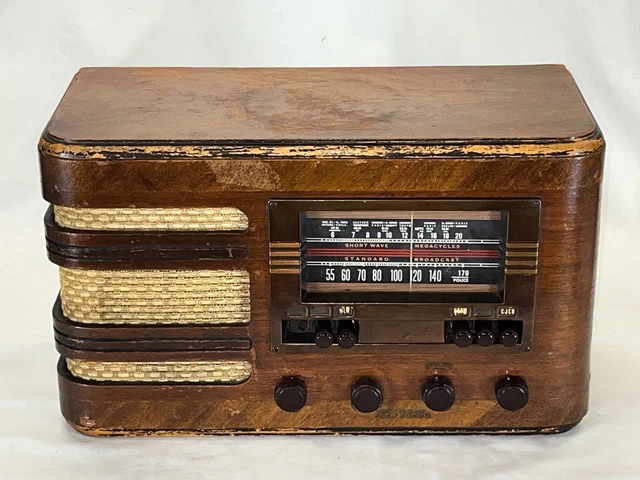 VINTAGE RCA VICTOR Radio Super Heterodyne Model A-1 540-1720 STD 5600 ...