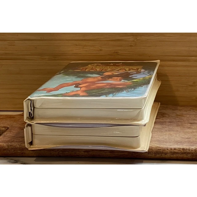 DISNEY VHS LOT Jungle Book & Tarzan Clamshell Case Kids Family ...