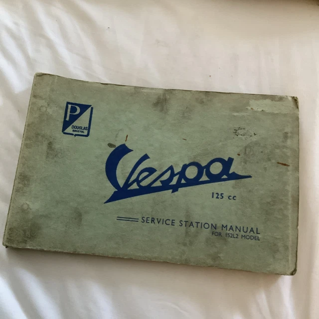 PIAGGIO VESPA DOUGLAS Service Station Manual 125 152L2 Kingswood ...