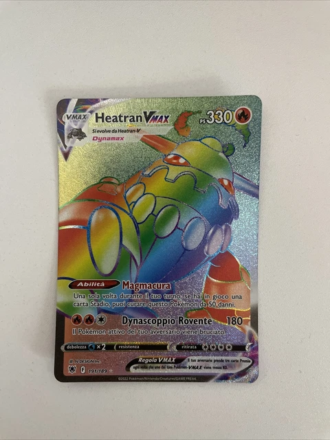 CARTA POKEMON HEATRAN Vmax Rara Segreta Sbustata Da Poco EUR 40,00 ...