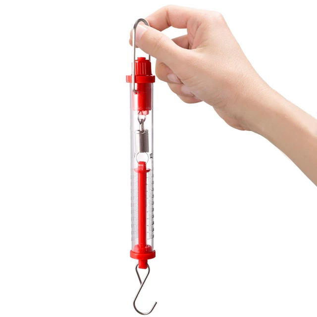 2 PCS PLASTIC Dynamometer Hanging Spring Scale Tubular Spring Scale £8. ...