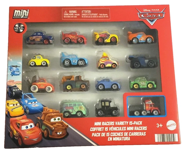 DISNEY PIXAR CARS Mini Racers Variety 15 Pack_Metal Diecast_2021_New ...