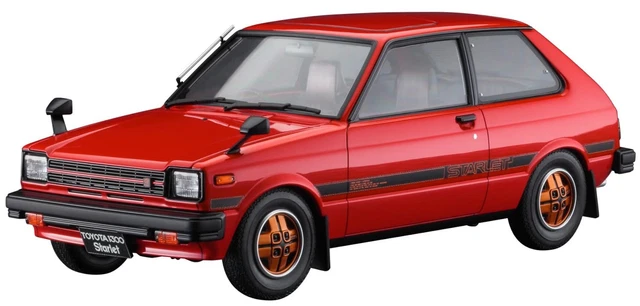 HASEGAWA 1/24 TOYOTA Starlet KP61 S Mid 1980 3dr Model Kit HC63 EUR 58,26 - PicClick DE