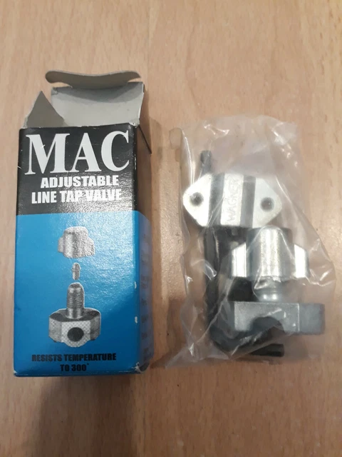 MAC ADJUSTABLE LINE Tap Valve BNIB - Still Sealed - Refrigeration DX Re ...