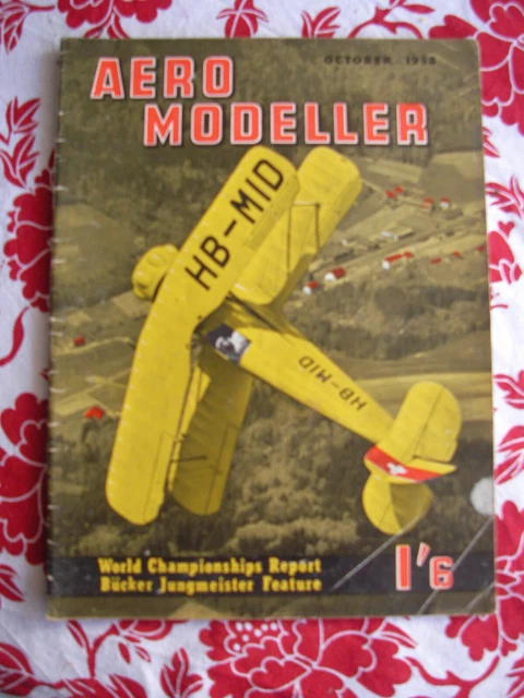 AERO MODELLER MAGAZINE October 1958 Aeromodeller Model Aircraft no free ...