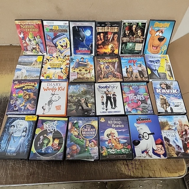 LOT OF 105 DVD Cartoon Family Children Classic Animated Kid Disney ...