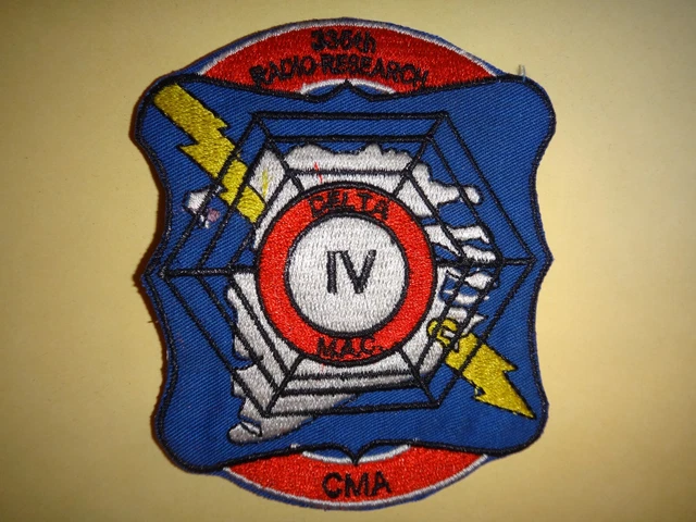 VIETNAM WAR PATCH US Army 335th Radio Research Company DELTA IV MAC CMA ...