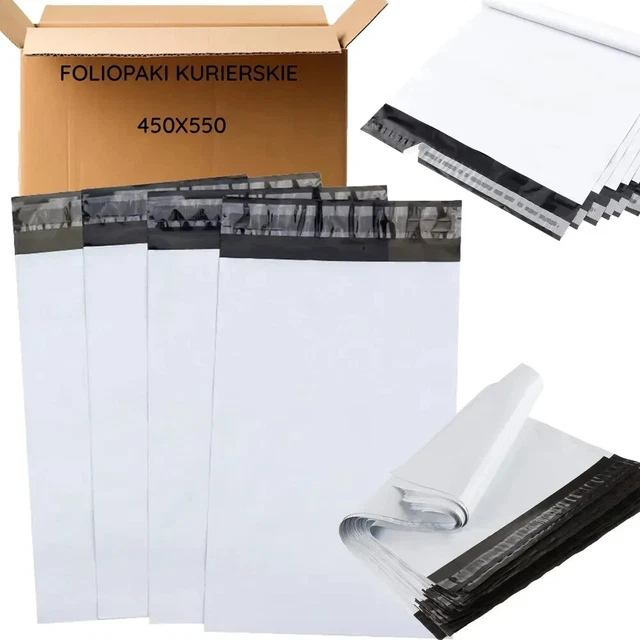 VERSANDBEUTEL VERSANDTASCHEN SELBSTKLEBEND Permanentverschluss 450x550 ...