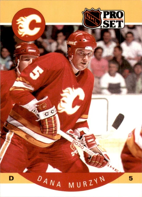 DANA MURZYN 1990-91 Pro Set #41 Calgary Flames $1.00 - PicClick CA