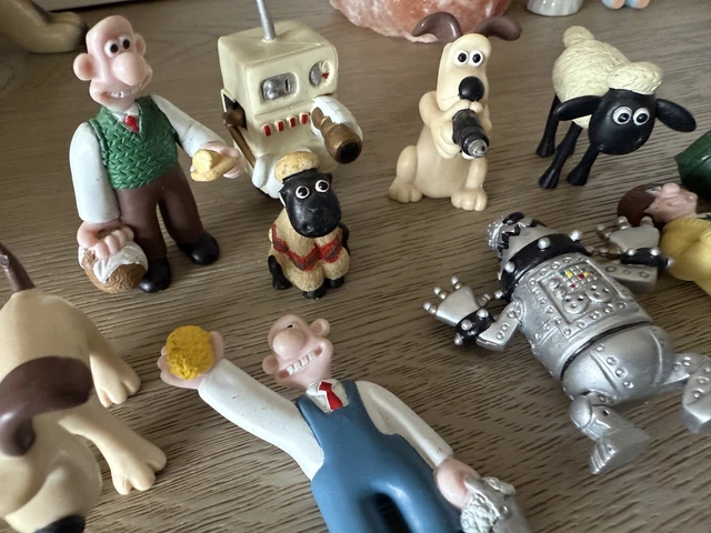 10 WALLACE AND Gromit Figures - Bundle / lot Vintage Collectible 1989 ...