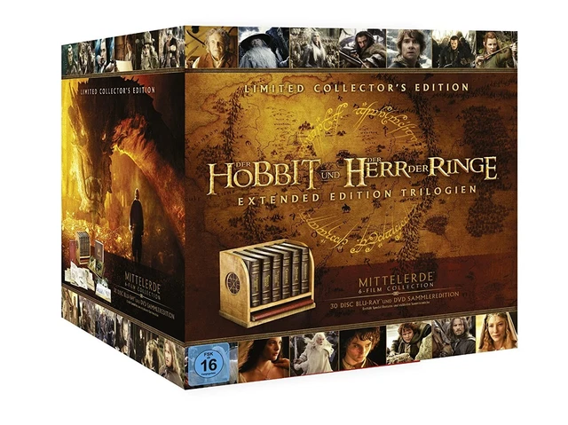 TERRE DU MILIEU Ultimate Collector's Edition - Hobbit/Seigneur des Anneaux BLU-RAY NEUF ...