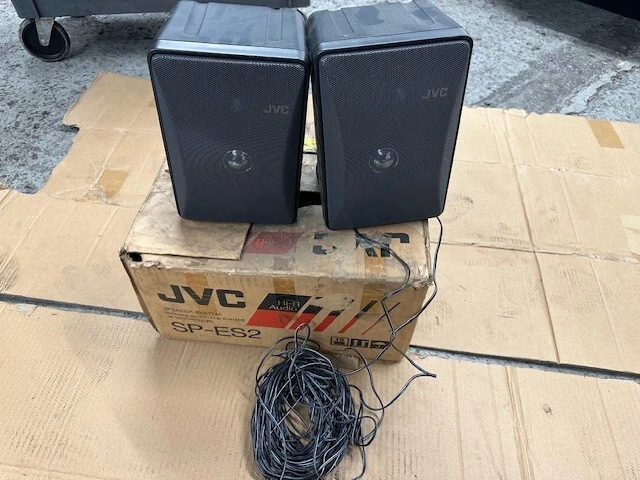 2X ORIGINAL JVC SP-ES2 Speakers 40w / Impedance 16Ω Boxed £20.00 ...