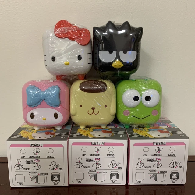 SANRIO CHARACTERS KITTY Melody Keroppi Purin Badtzmaru Miniso Car Set ...