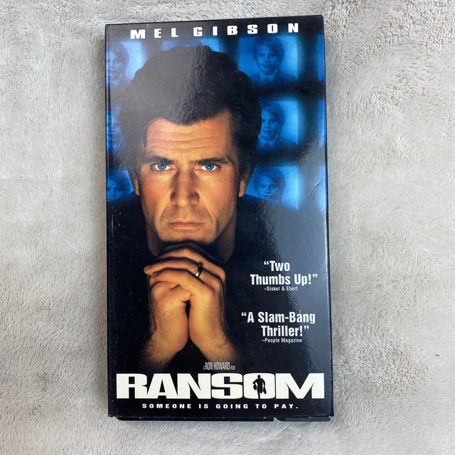 RANSOM 1996 MEL Gibson Rene Russo Thriller Drama VHS Tape $10.00 ...