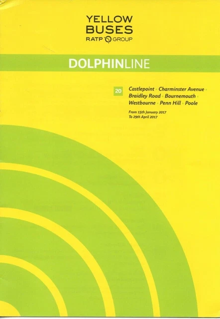 RATP/YELLOW BUSES BUS Timetable - Beach Bus - Bournemouth-Mudeford ...