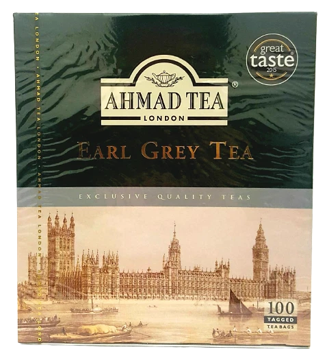 100 SACHET DE Thé Noir Earl Gris Ahmad Tea London sans Résidu EUR 7,04 ...