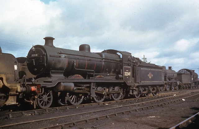 COLOUR RAIL SLIDE, BRS463, LBSCR K, 32341, Three Bridges shed £1.25 ...