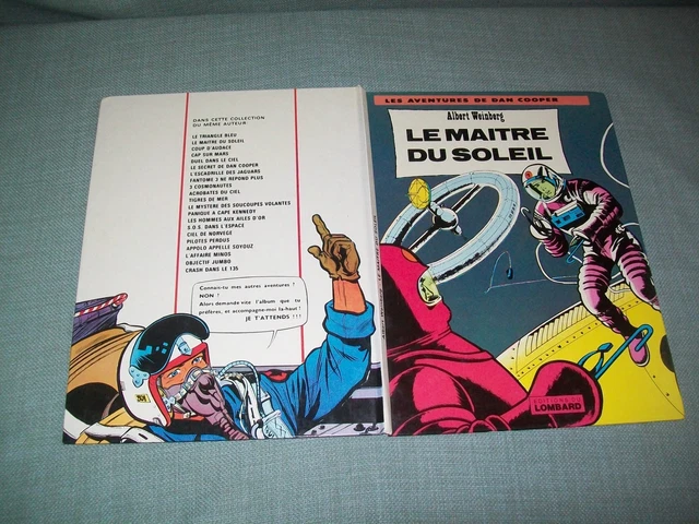 BD DAN COOPER Le maître du soleil Albert Weinberg Lombard 1977 $19.95 ...