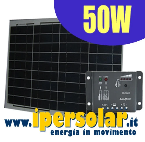 KIT FOTOVOLTAICO 50W - Per camper-barca-baite-insegne EUR 107,00 ...