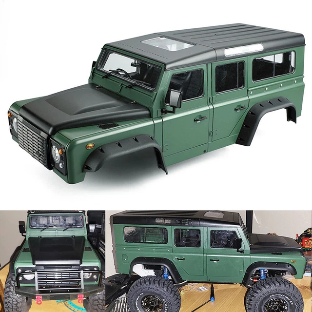 1/10 ROCK CRAWLER Body Shell Set of Land Rover Defender D110 RC Car ...