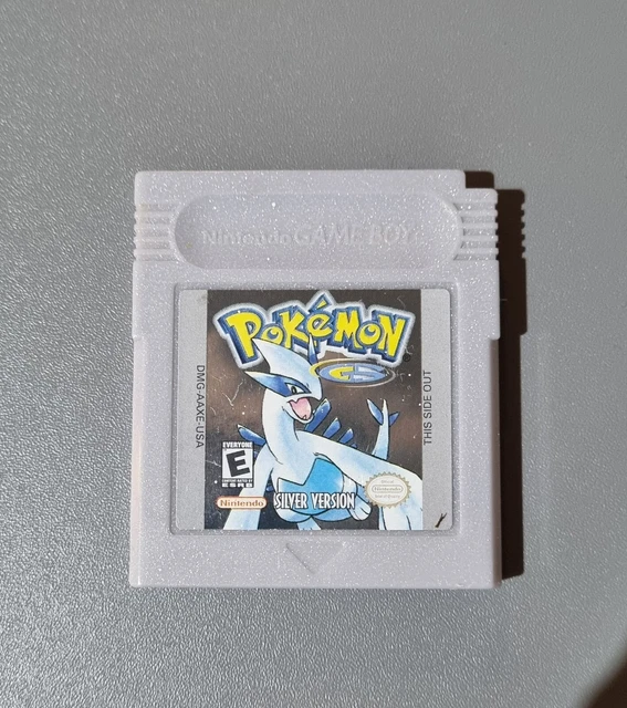 NINTENDO POKEMON SILVER Gameboy Colour Original Battery Needs Replacing ...