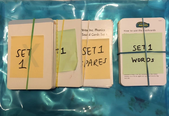 READ WRITE INC/ Speed Sound phonics flash cards - Set 1 Cards £3.00 ...