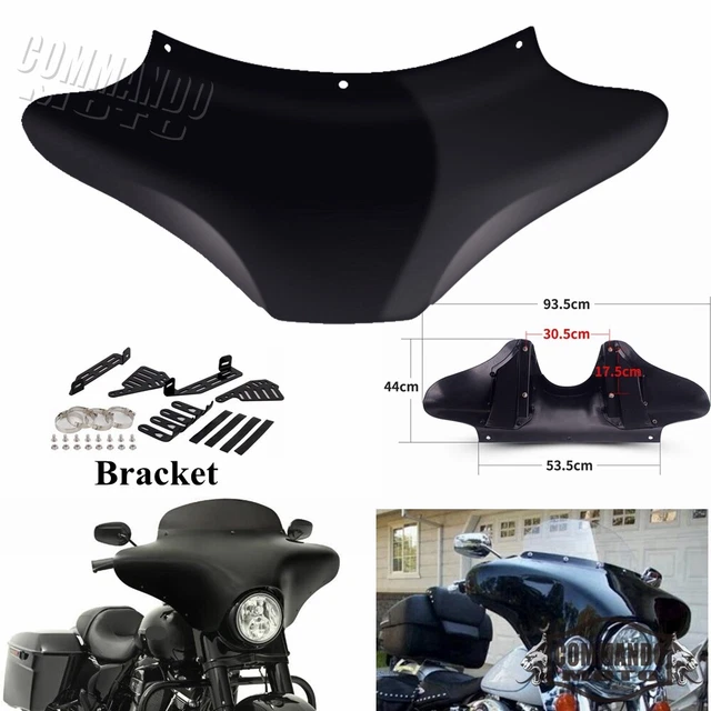 BATWING FAIRING & Mount Kit For Harley Softail Fatboy FLSTF Road King ...
