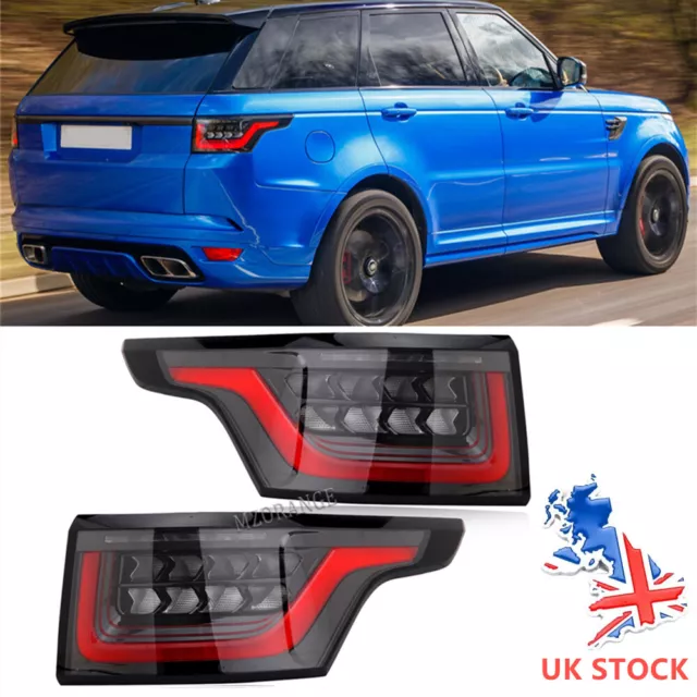 PAIR DYNAMIC LED Rear Tail Light Brake Lamp For Range Rover Sport L494 ...