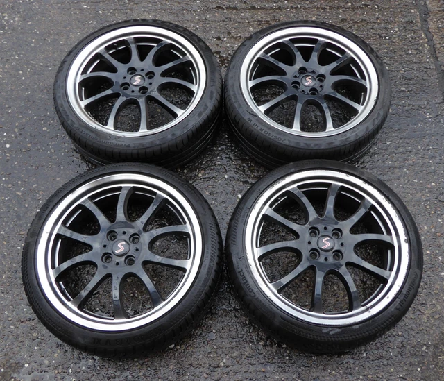 FULL SET 18& Genuine MINI JCW Double Spoke Alloy Wheels R105 R56 ...