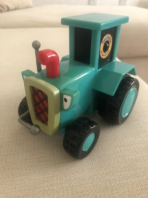 BOB THE BUILDER Push Along Toy Vehicle Travis the Tractor Rare Talking ...