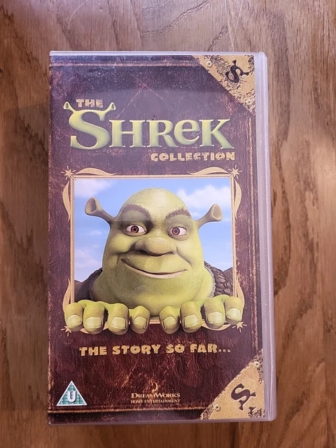 THE SHREK COLLECTION Double VHS Video Shrek 1 & 2 Dreamworks Children’s ...